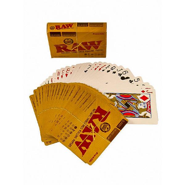 RAW Playing Cards Brown at Best Price – SmokeMart